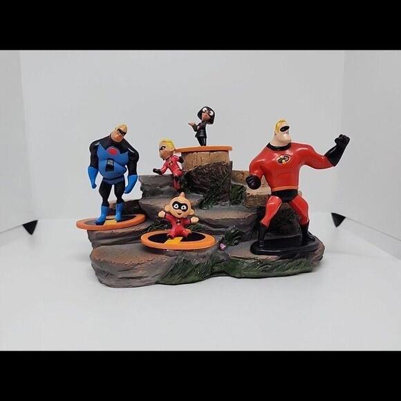 Disney | Toys | Disney Incredibles Pvc Cake Toppers Figures Mixed Lot ...